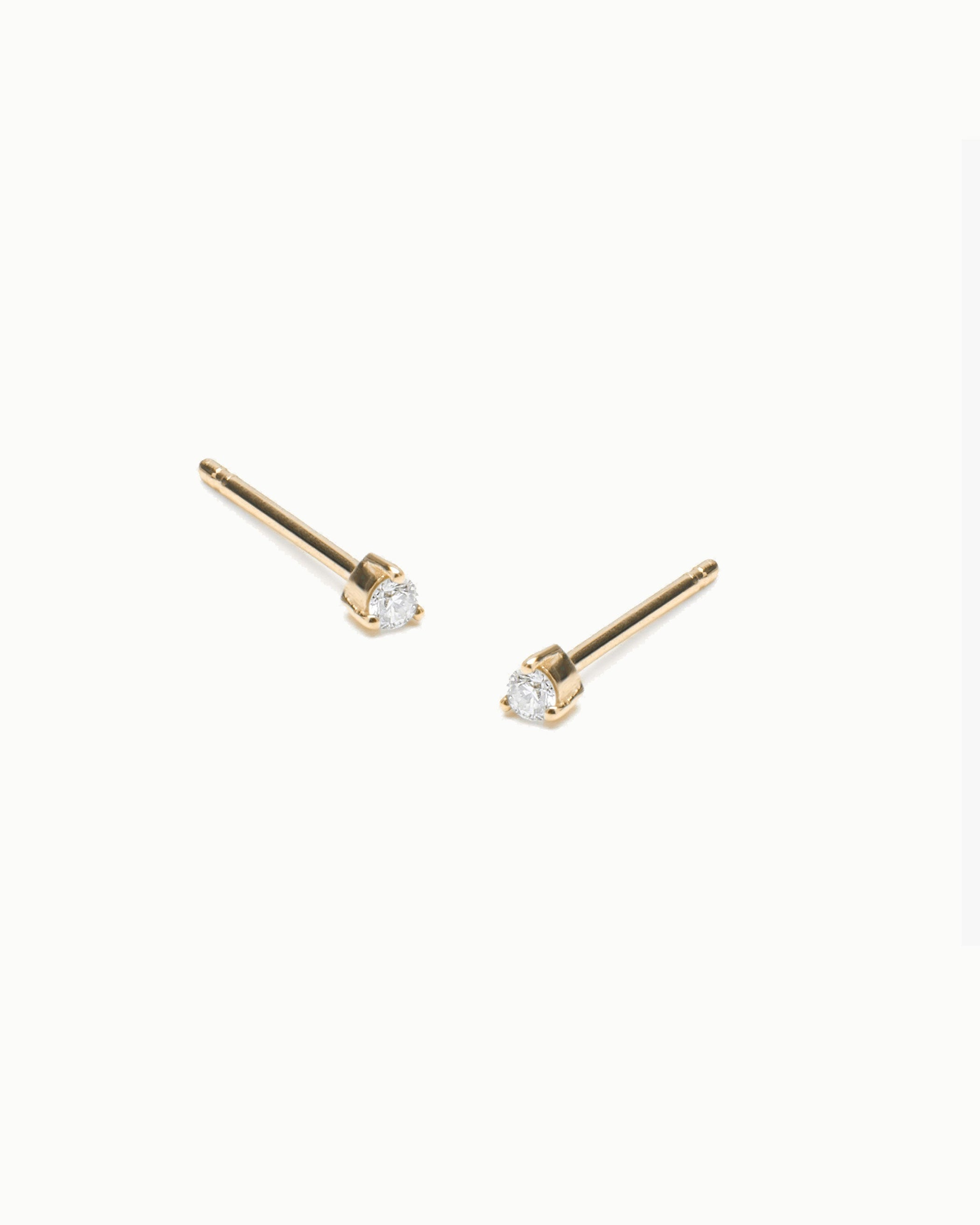 Linea Princess Martini Diamond Stud Earrings